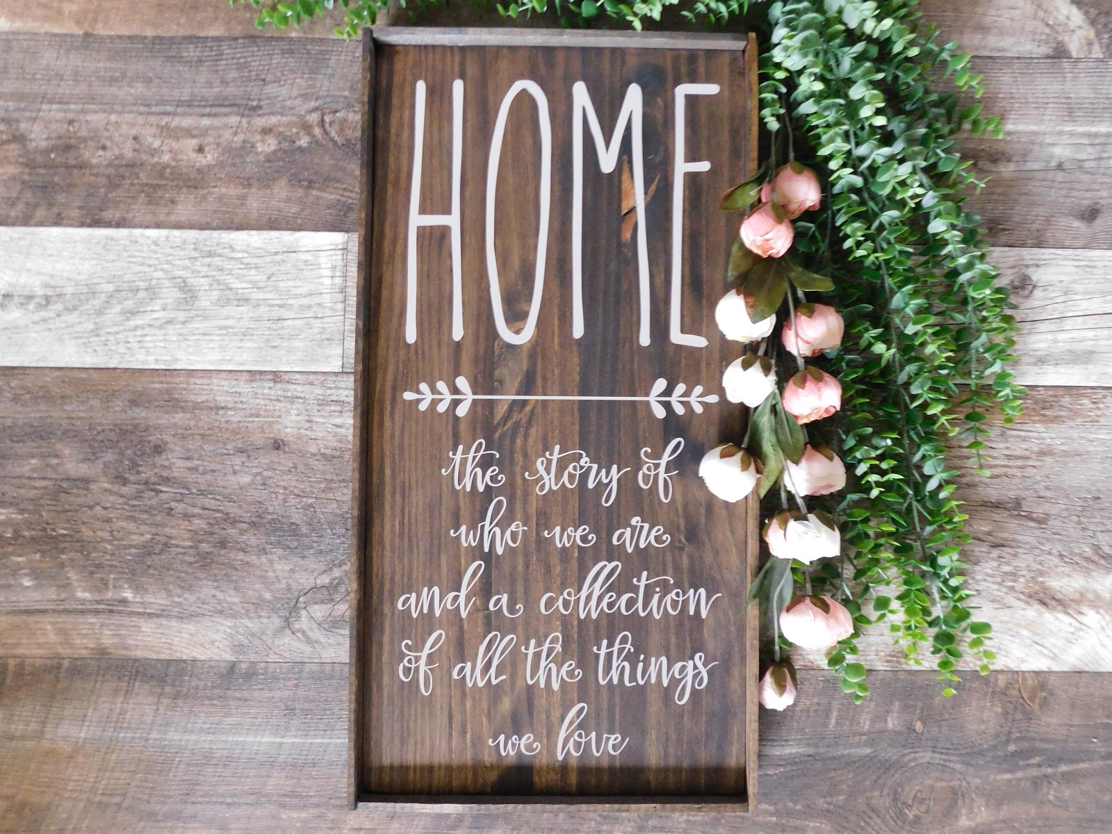 Northwoods Attic: Framed Farmhouse Home Decor Wood Signs