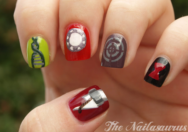 The Nailasaurus | UK Nail Art Blog - Some Assembly Required (Avengers ...