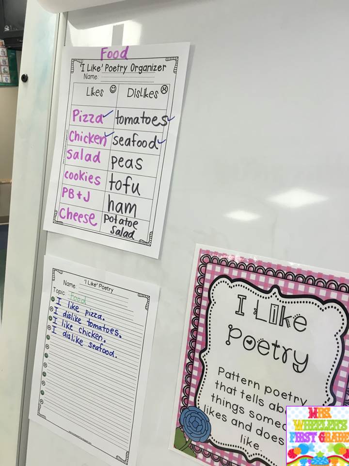 Mrs. Wheeler's First Grade Tidbits: National Poetry Month