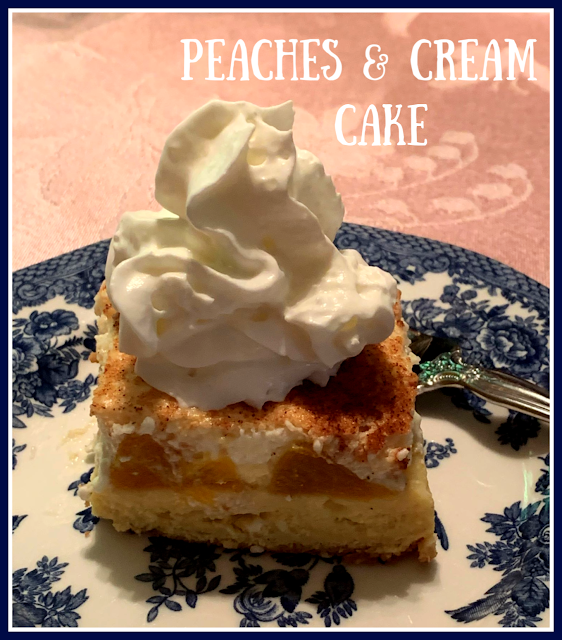 Sweet Tea and Cornbread: Peaches and Cream Cake!!!