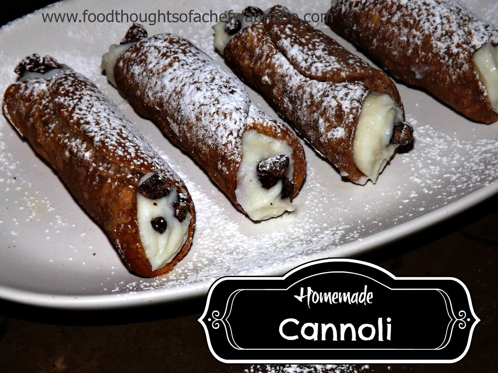 FoodThoughtsOfaChefWannabe: Homemade Cannoli