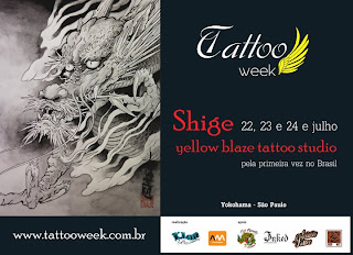 AFAS by Peixe: TATTOO WEEK - SHIGE - YELLOW BLAZE!!!!!