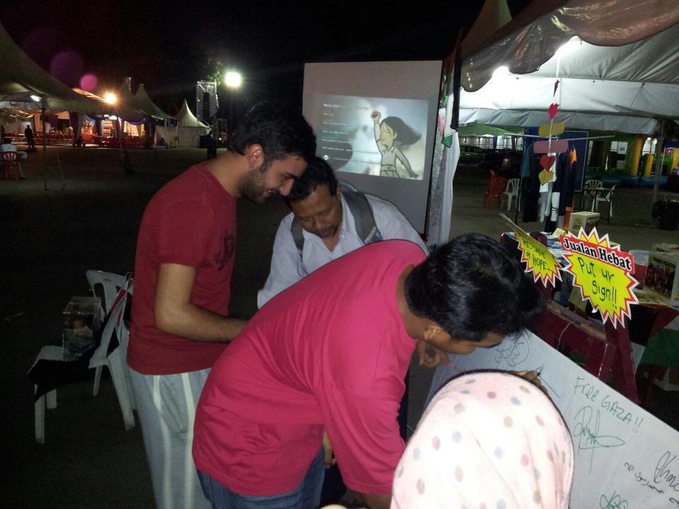 MISI-MISI AQSA2GAZA: Bendera Simbol Sokongan Warga UTM & Rakyat ...