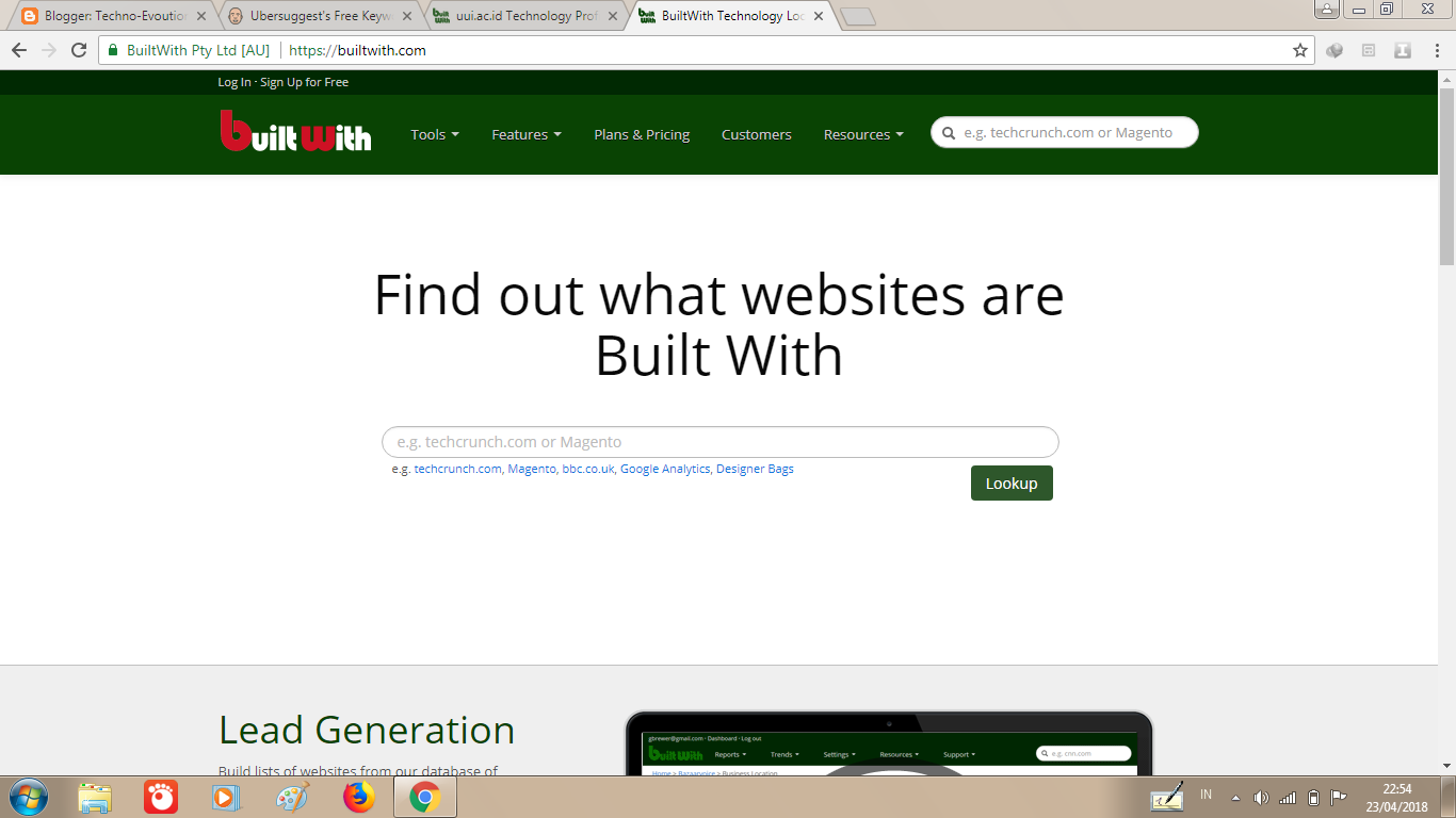 Cara Mencari Informasi Sebuah Website