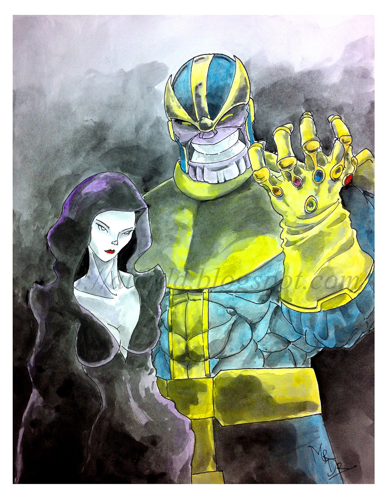 Alis Blog Thanos And Lady Death 2012