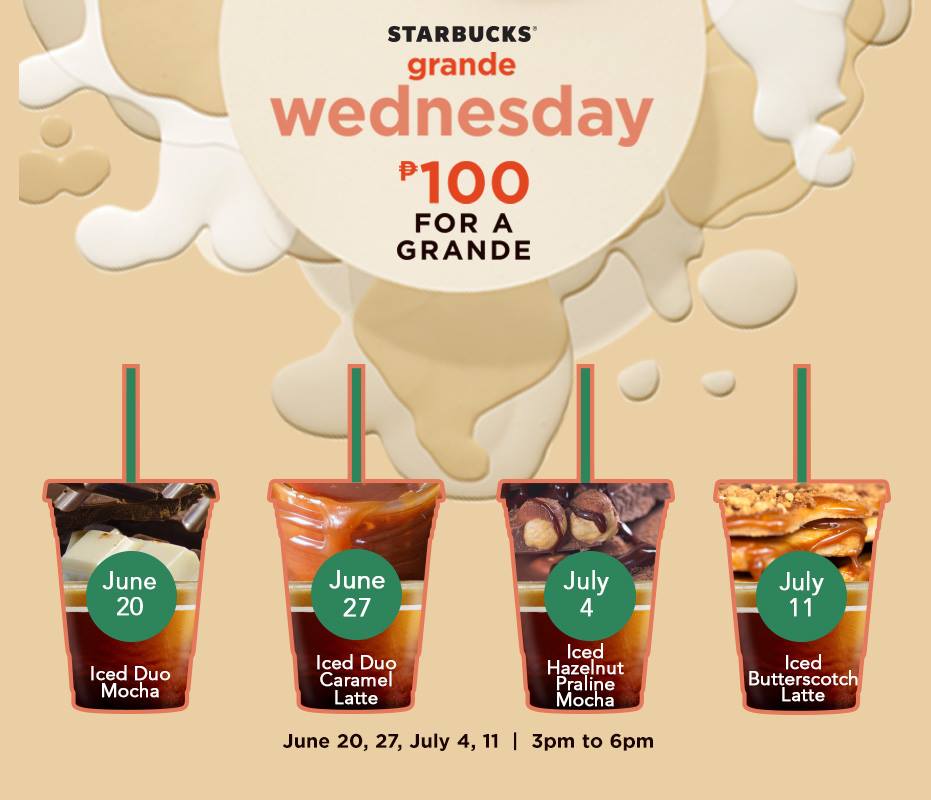 Manila Shopper: Starbucks Iced Espresso Grande Wednesdays Promo: June ...