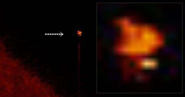 Incredible Alien Spacecraft takes off from the Sun