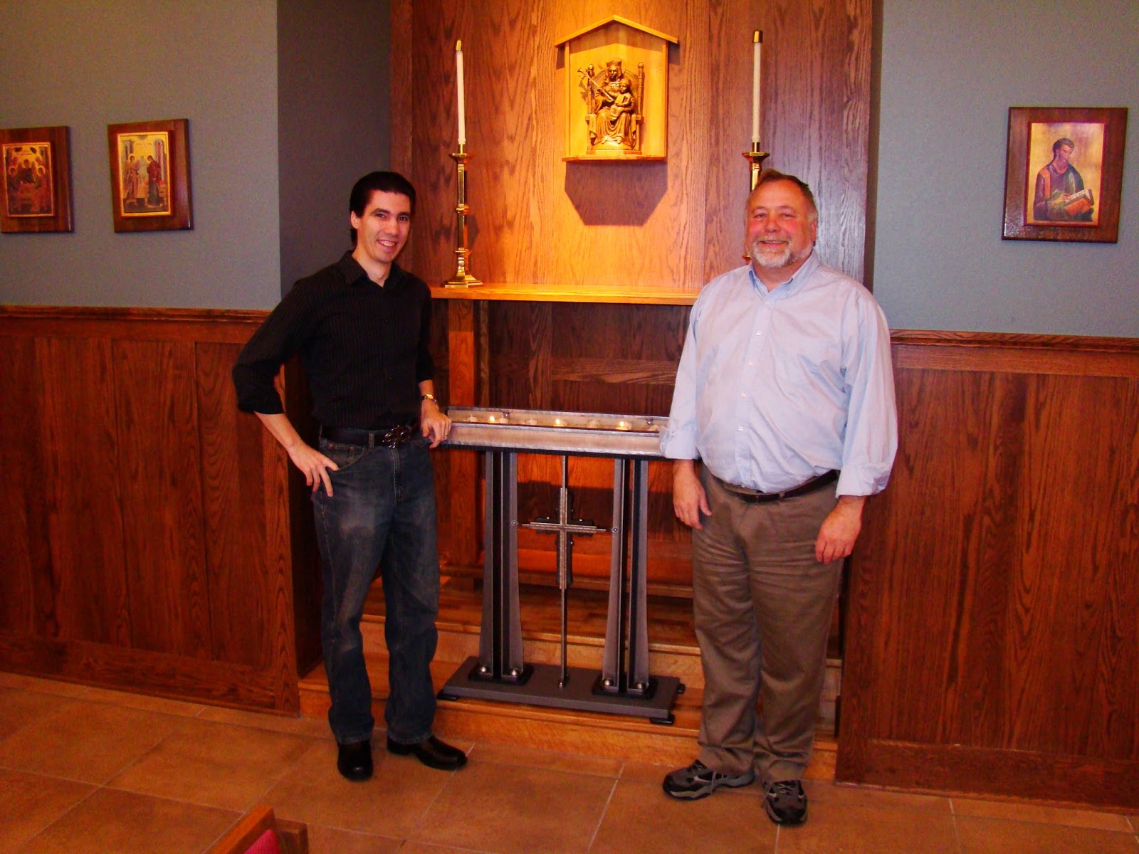 Island City Forge: St. Matthias Votive Candle Stand