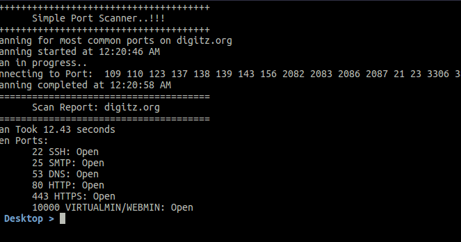 How to create port scanner using C programming language ~ Sky global line