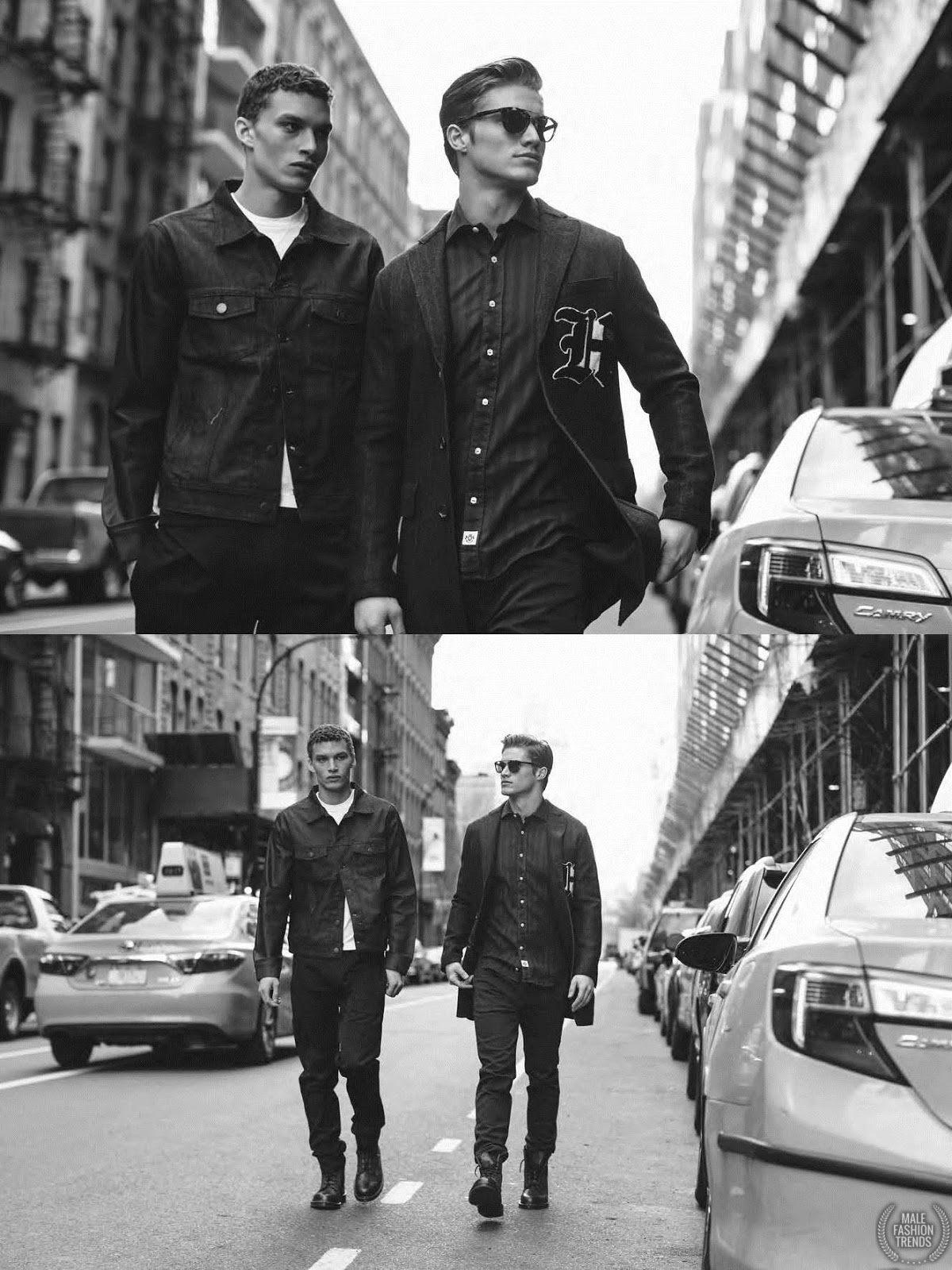 Louis Mayhew y Matthew McGue para ADON Magazine No. 20 por Joseph Sinclair