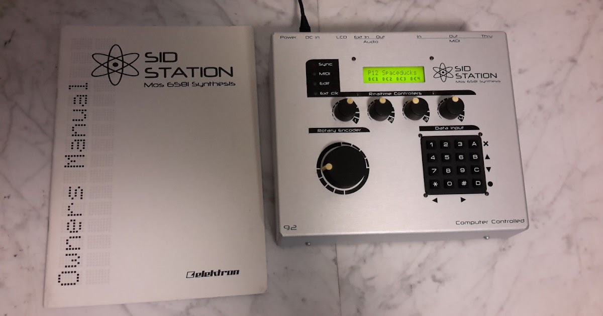 MATRIXSYNTH: Elektron Sid Station C64 MOS 6581 8-Bit Synthesizer #92