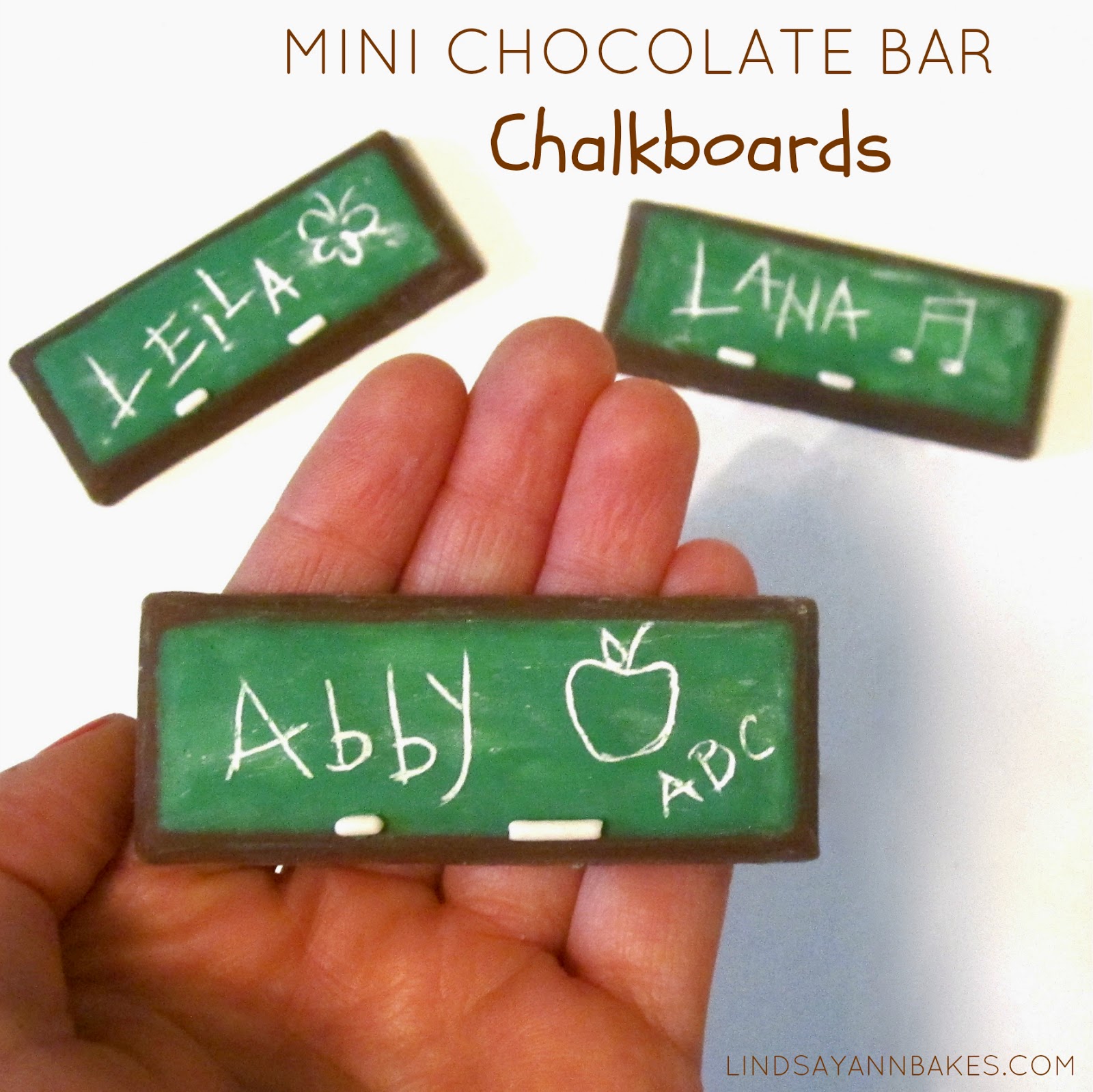 Mini Chocolate Chalkboards - The Lindsay Ann