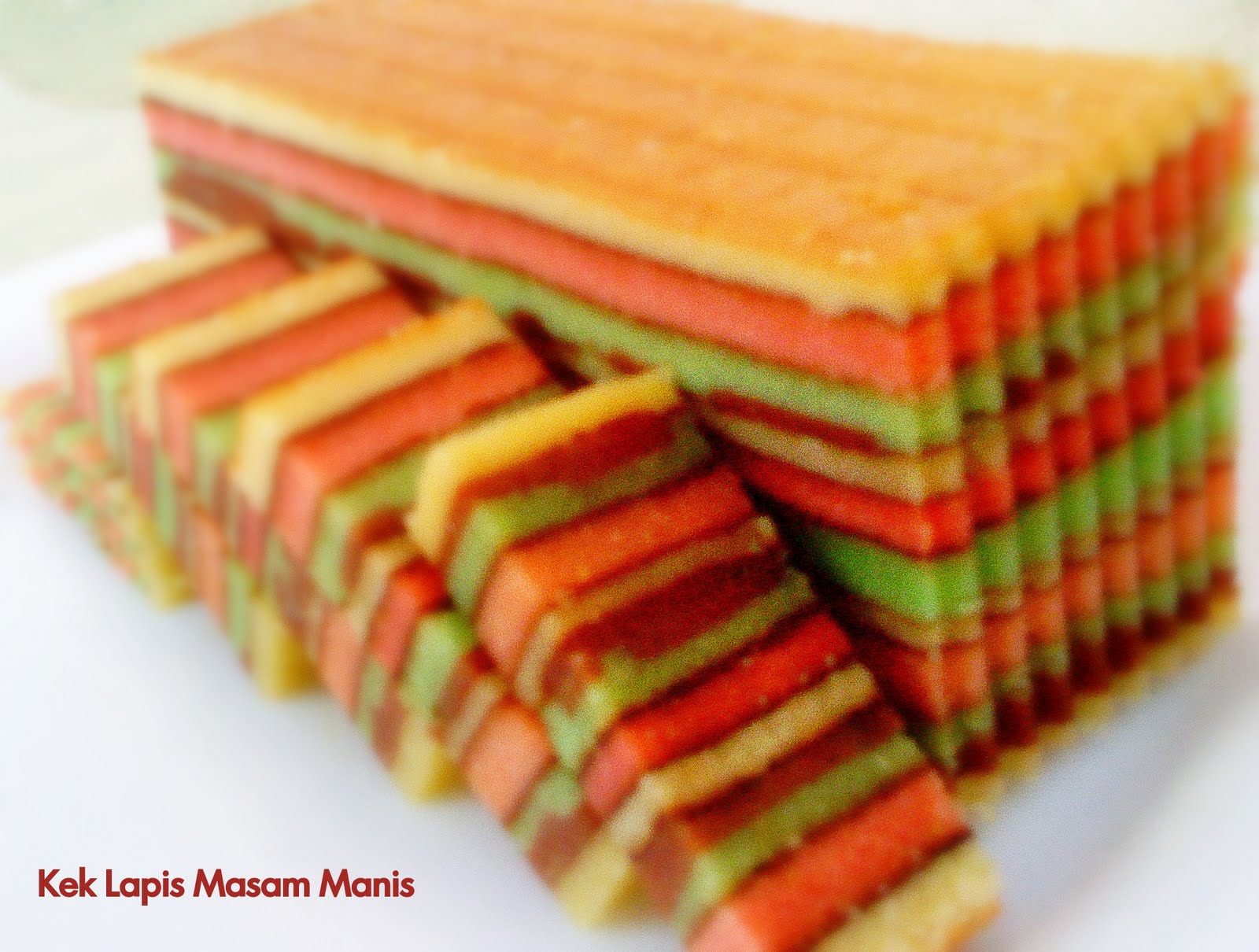 Vanilla Pastry: Sweet and Sour Layer Cake / Kek Lapis Masam Manis