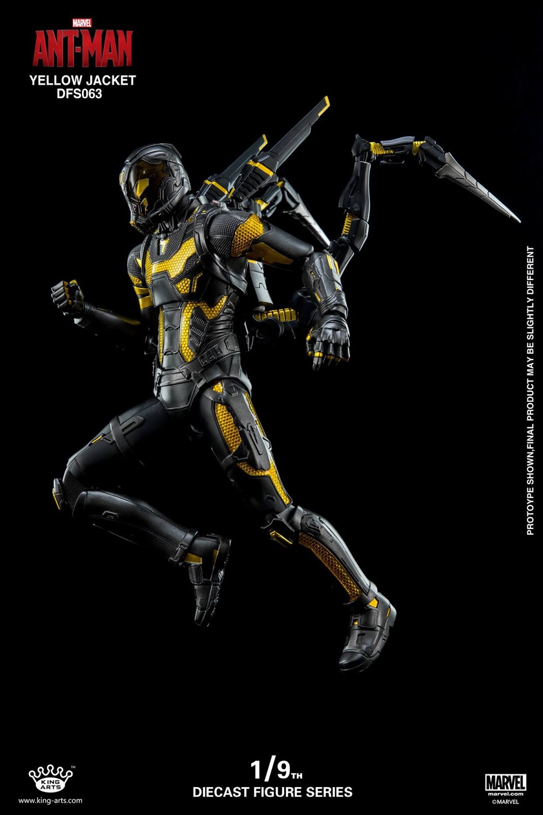 toyhaven: Check out King Arts 1/9th scale YellowJacket 22cm tall Die ...