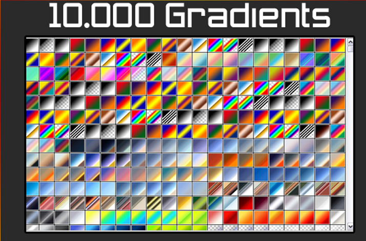 10,000 Gradients | Photohop Psd Deposu