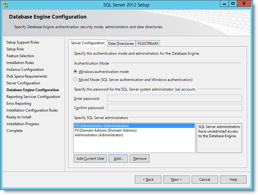 Installing Microsoft SQL Server 2012 Standard Edition SP1 In My Home Installing Microsoft SQL Server 2012 Standard Edition SP1 In My Home
