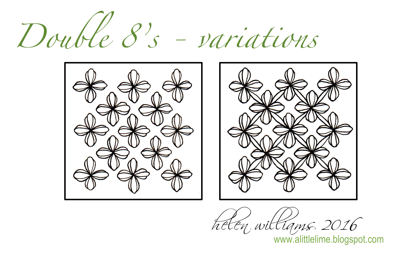 Double 8's PATTERN - variation