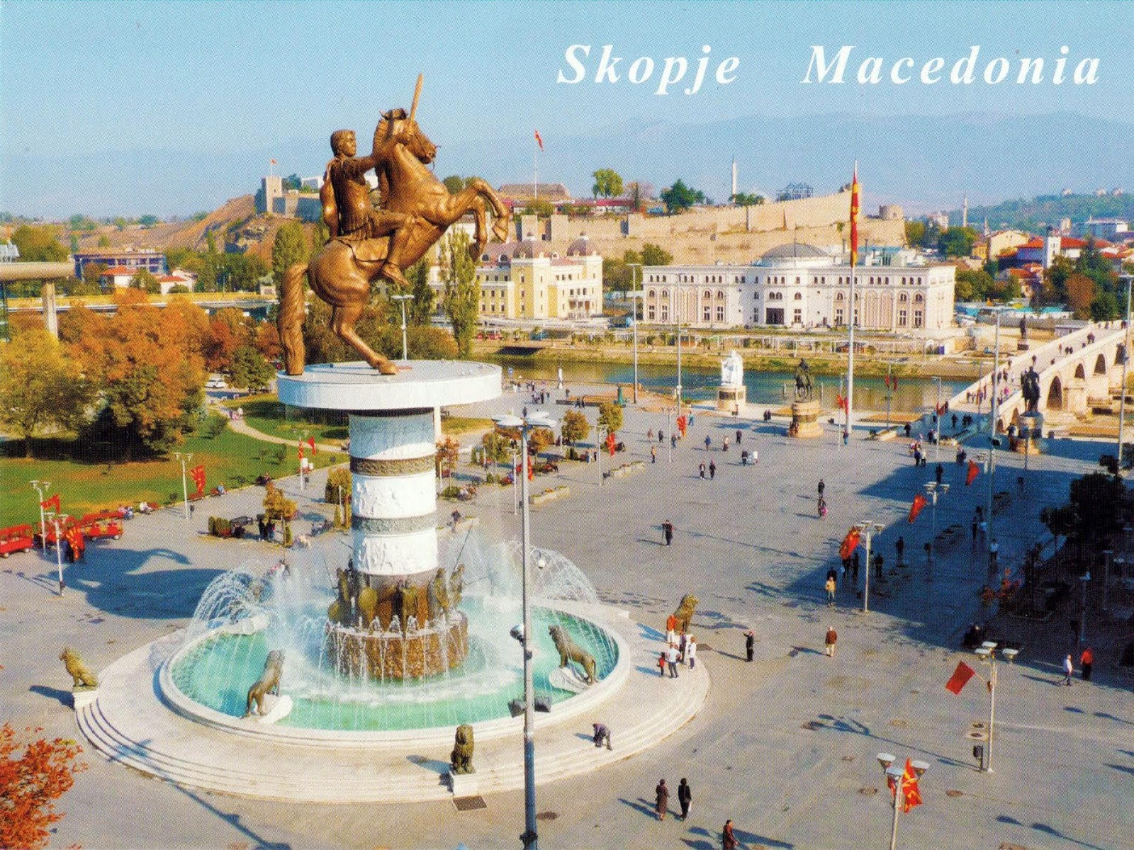 Janne's Postcards.: #307 Gostivar, Macedonia