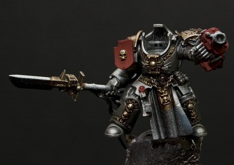 The Brush Brothers: Grey Knights Chapter Master painting tutorial (step ...