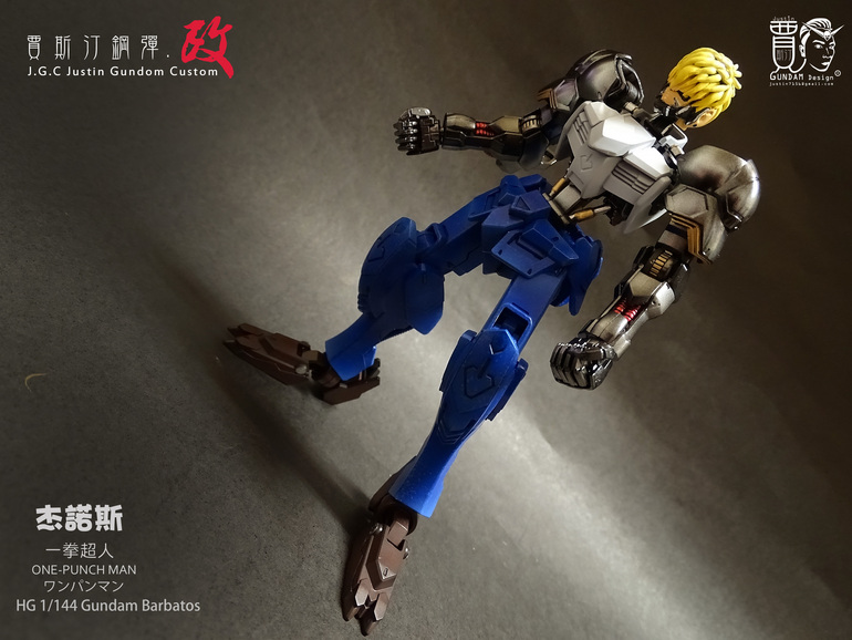 GUNDAM GUY: One-Punch Man x Gundam: 1/144 Saitama & Genos - Custom Build