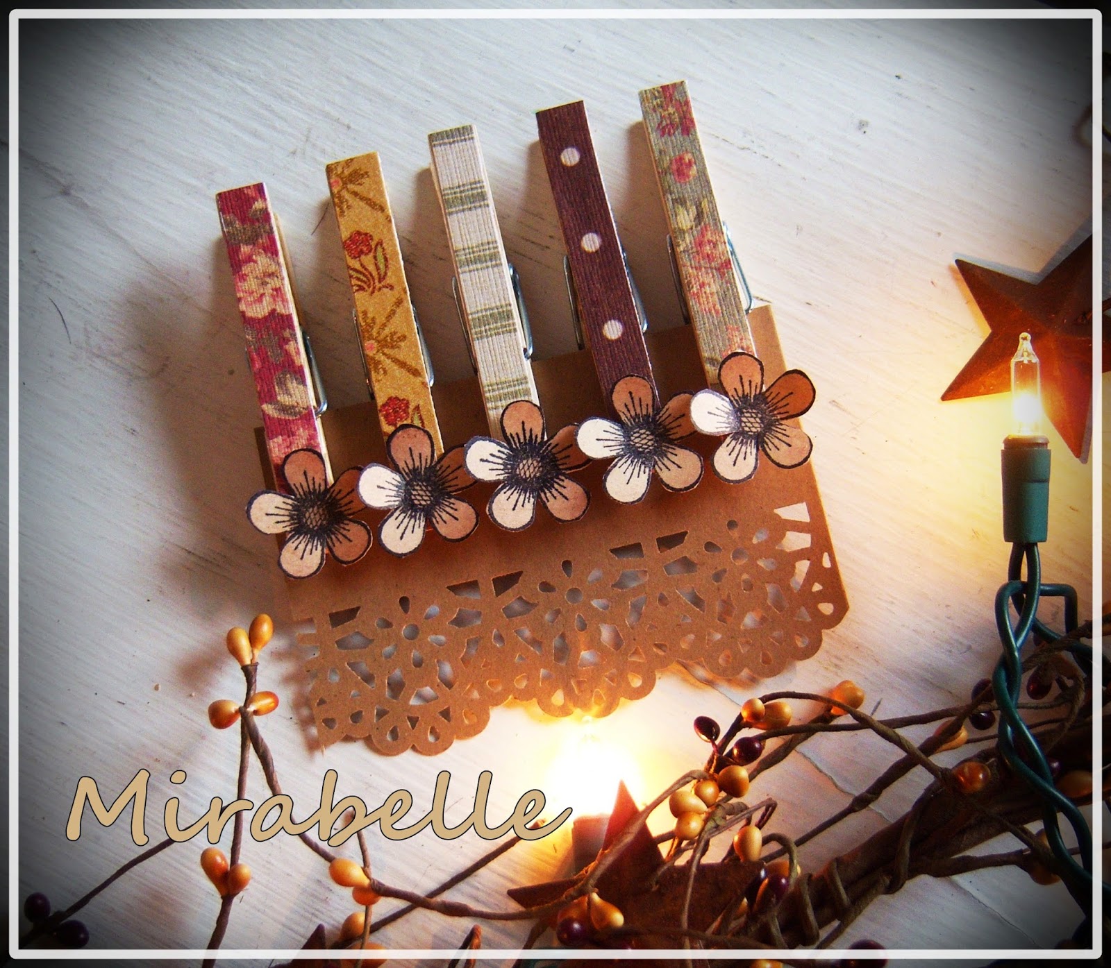 Shoregirl's Creations: Decorative Clothes Pins