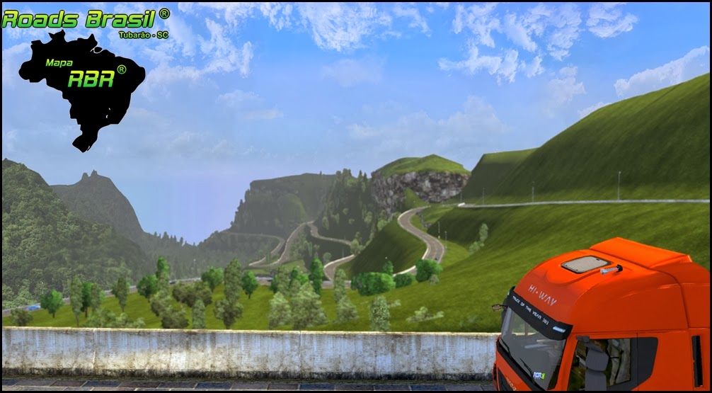 EURO TRUCK SIMULADOR 2: noticias mapa rbr principais rodovias
