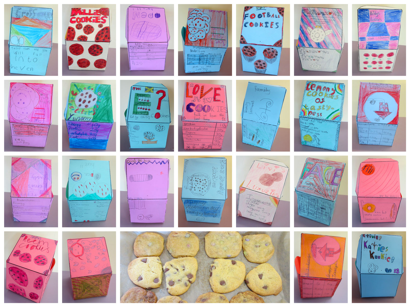 Hacton News: Our Biscuit Boxes by 5AW