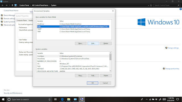 CSC is not recognized as an internal or external command