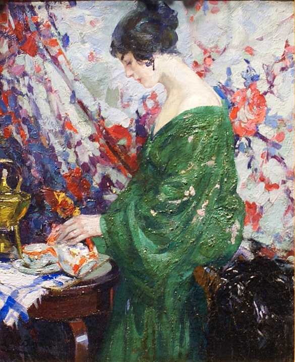 Ulisse CAPUTO (1872-1948) | Catherine La Rose ~ The Poet of Painting