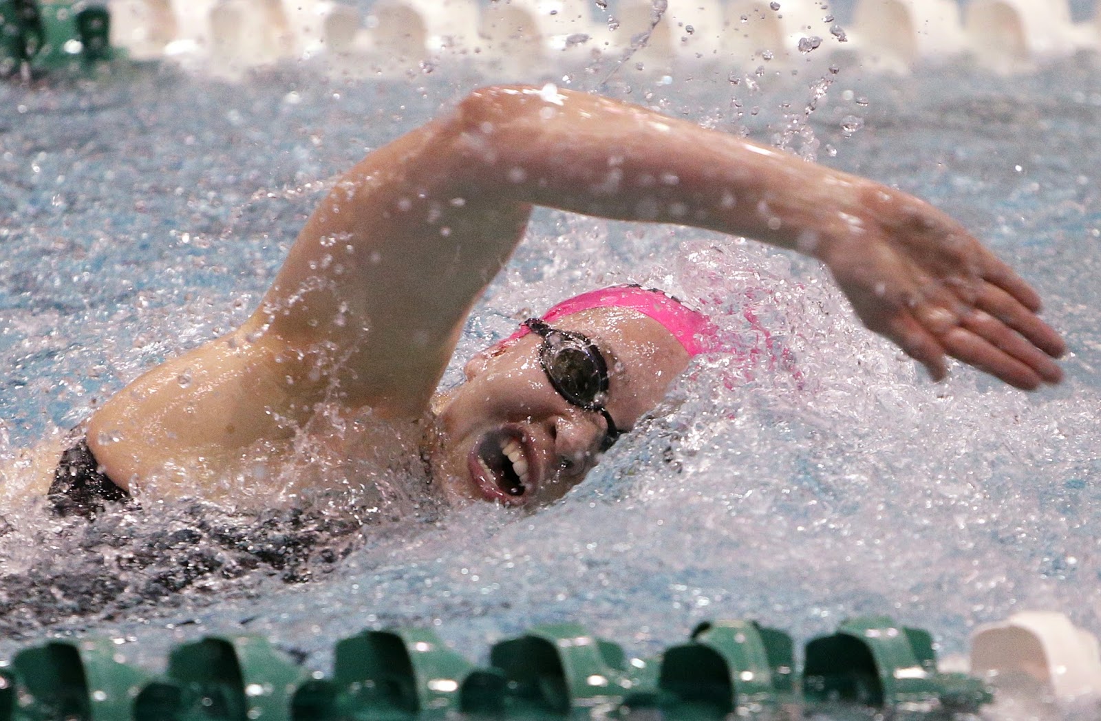 Mark Kodiak Ukena: IHSA Girls Swimming State Finals at New Trier High School