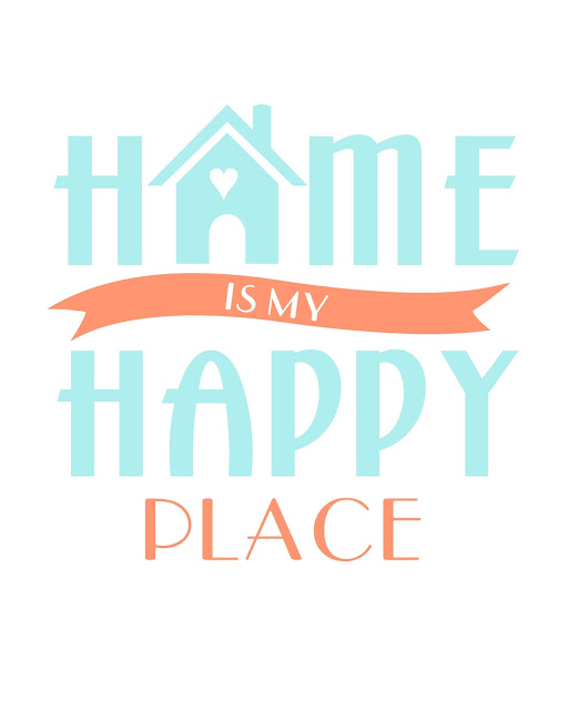 Bitty Birdie Design Co.: Home Is My Happy Place {Free} Printable