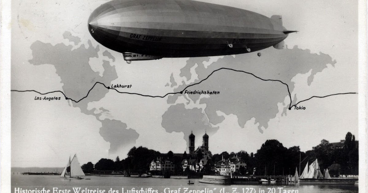 Storia Della Tecnologia: IL DIRIGIBILE: IL GIRO DEL MONDO IN DIRIGIBILE