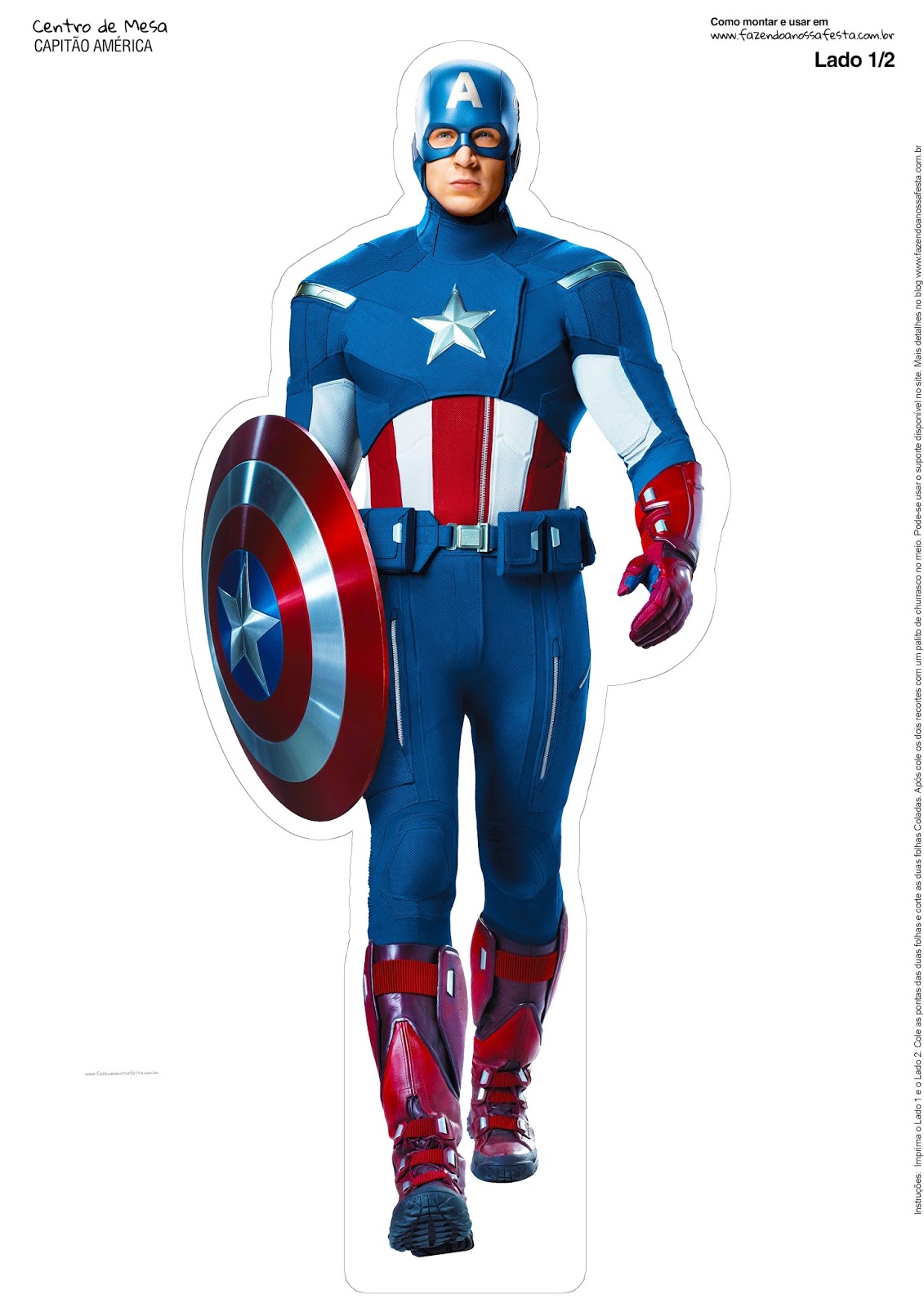 Avengers: Free Printable Centerpiece. - Oh My Fiesta! for Geeks