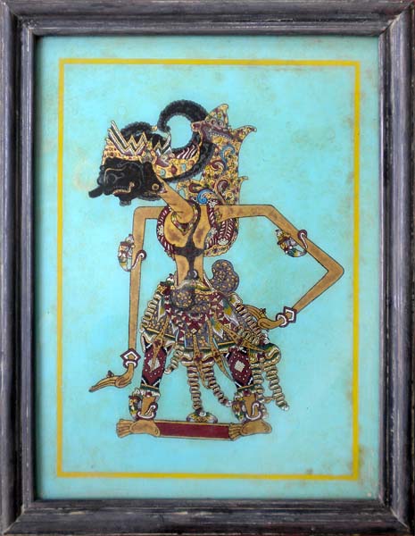 Javanese Folk Art: Javanese Reverse Glass Painting (Wayang)