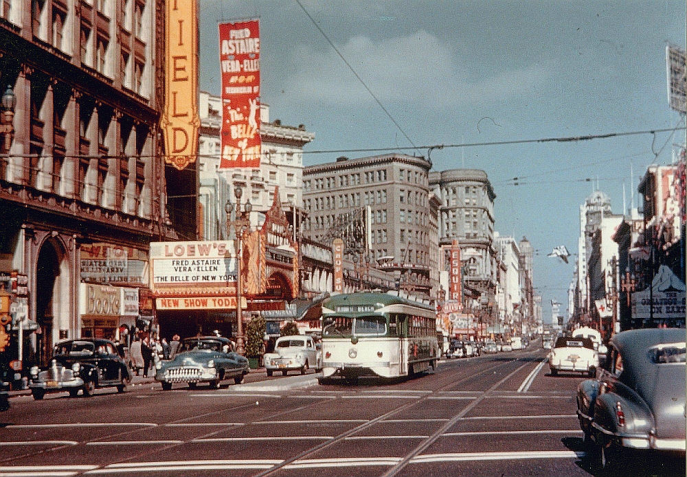 San Francisco Theatres: The Warfield Theatre: history + exterior views