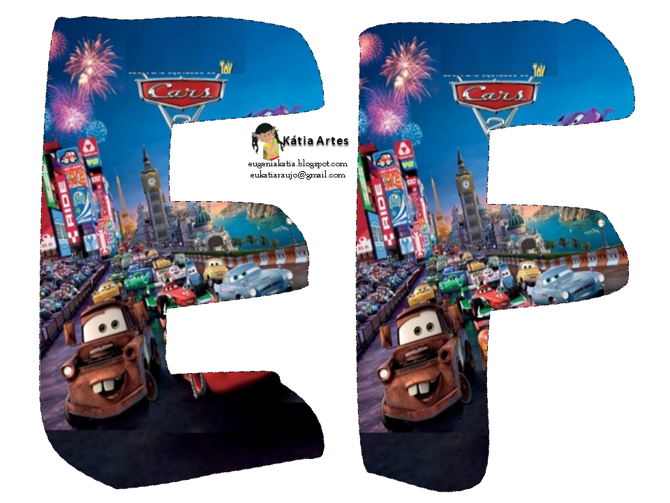 Alfabeto de Cars 2. - Oh my Alfabetos!