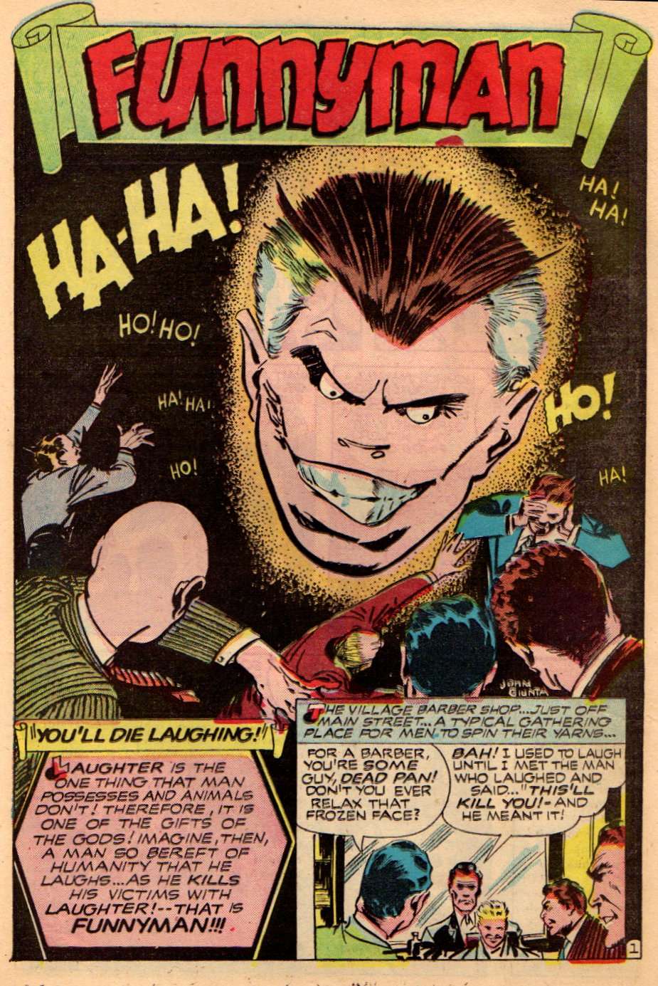 Four-Color Shadows: Funnyman-John Giunta-1944