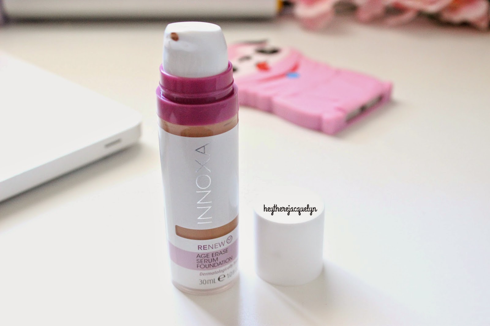 heytherejacquelyn: Innoxa Renew Age Erase Serum Foundation review + demo