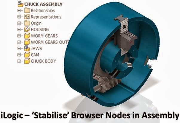 Inventor 2014 - iLogic – Stabilise Browser Nodes in Assembly – ARKANCE ...
