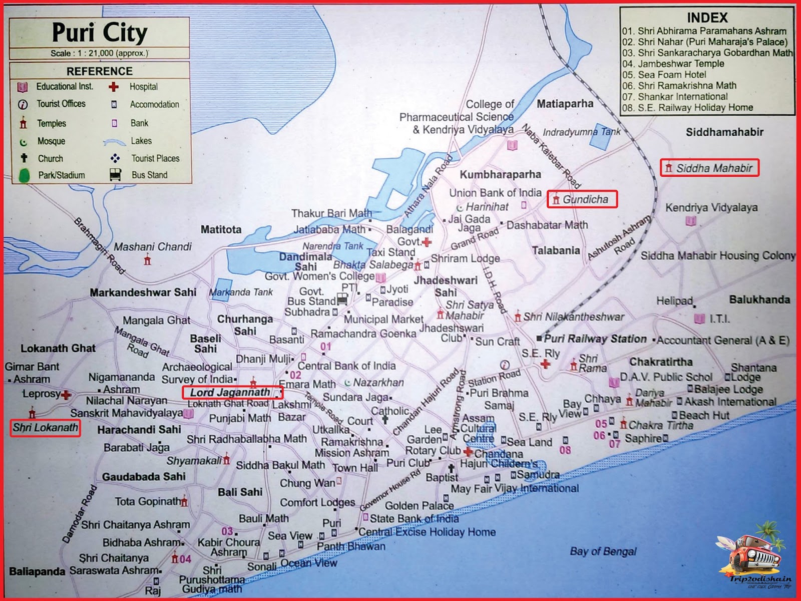 Jagannath Puri On India Map - United States Map