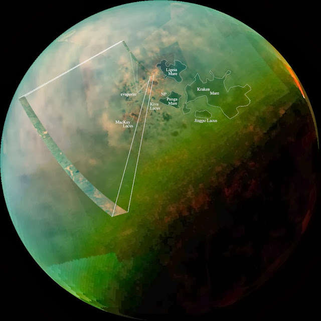 Orbiter.ch Space News: Cassini Gets New Views of Titan's Land of Lakes