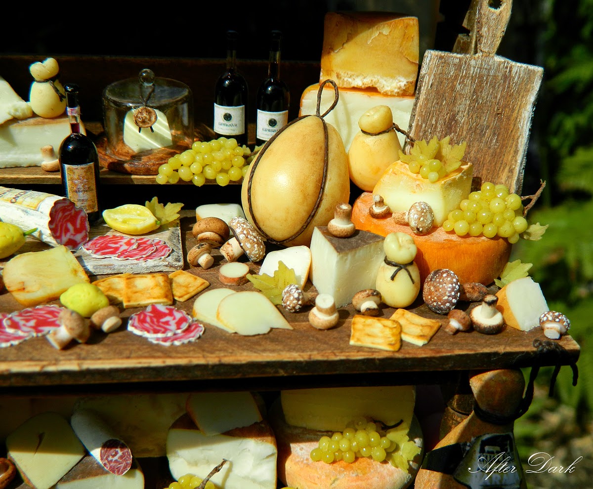 After Dark Miniatures: My New Gourmet Italian Displays