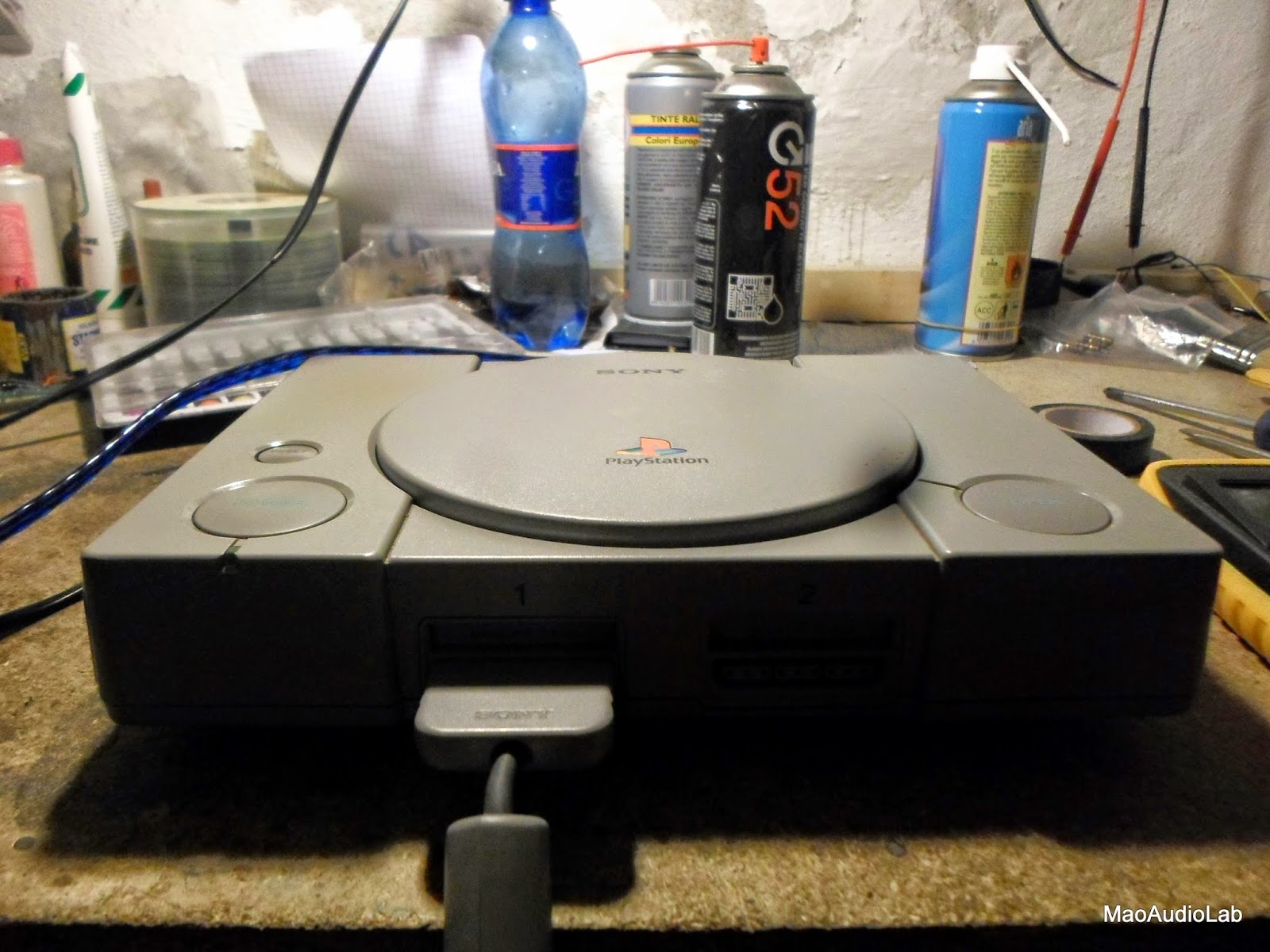 Mao Audiophile Modifications: PlayStation PS1 ... a giant killer CD ...