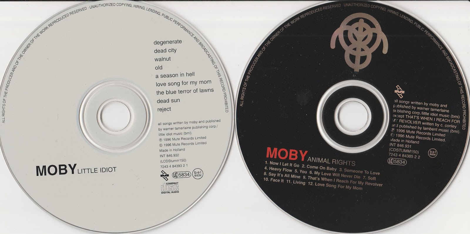 MOBY – ANIMAL RIGHTS (2 CD – LITTLE IDIOT) – Blog di Stefano Fiorucci