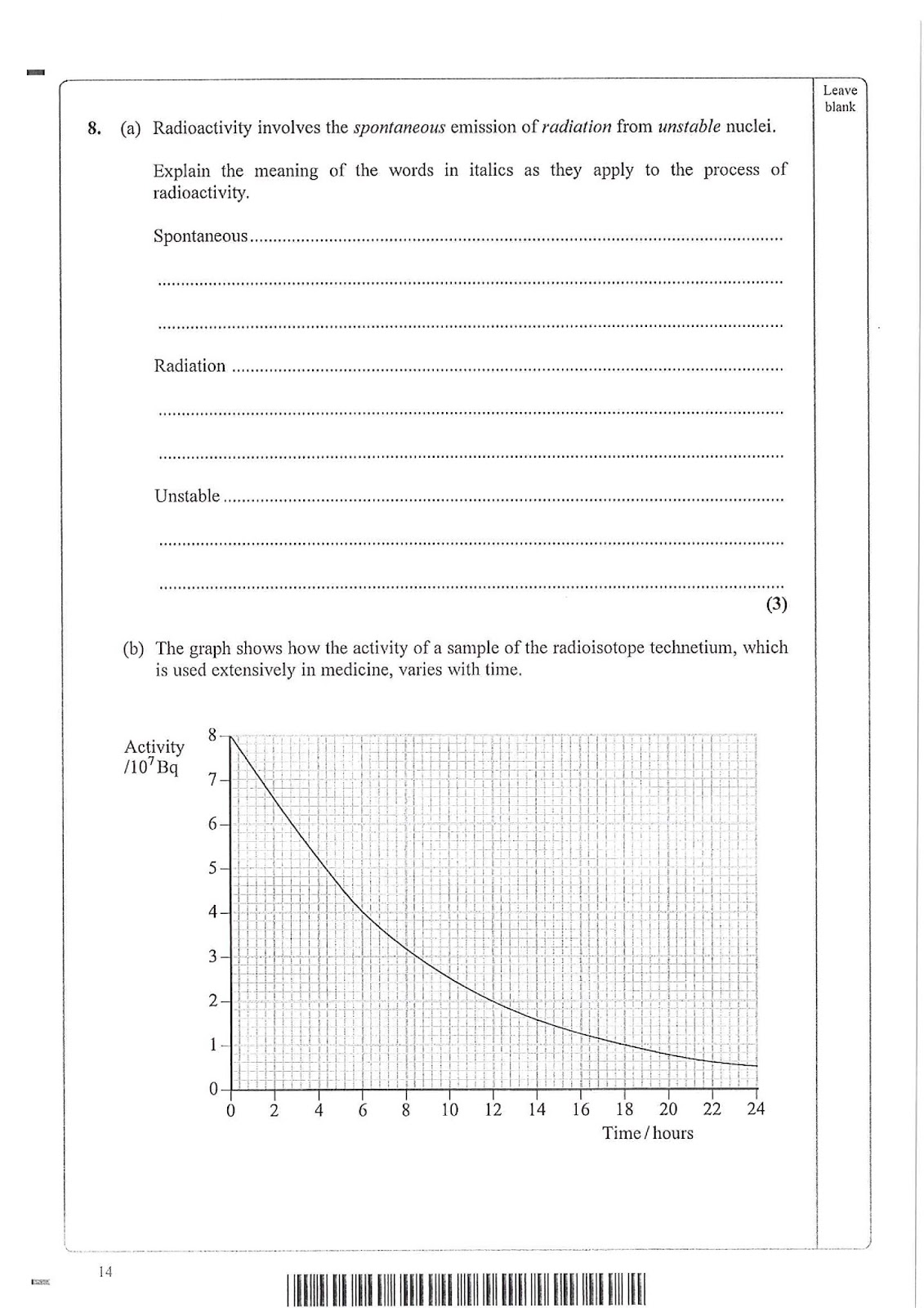 Student's blog: A- Level physics past paper questions / Chapter ...