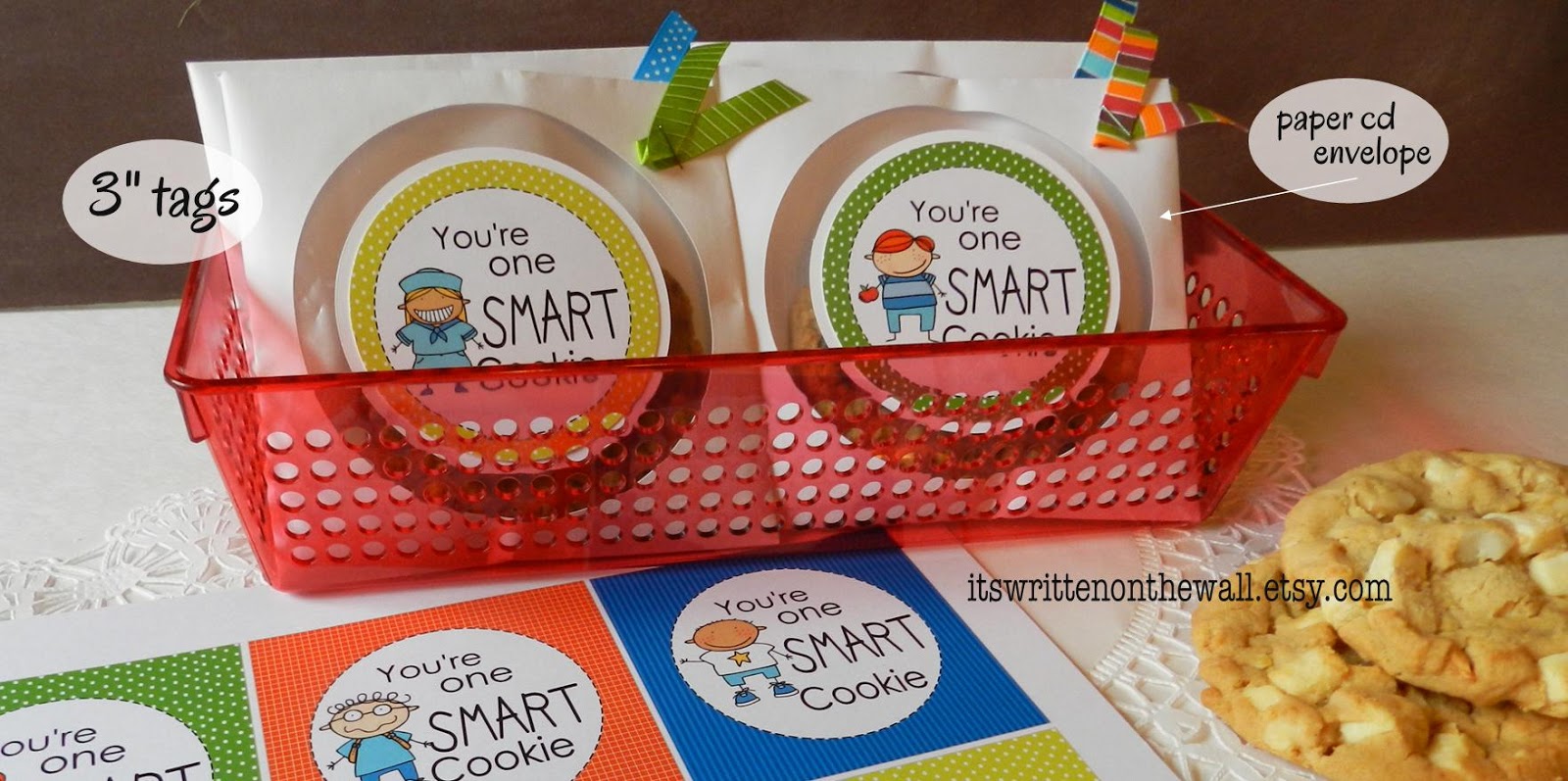 It's Written on the Wall: 18 Fun Tags-You're One Smart Cookie-Teacher ...