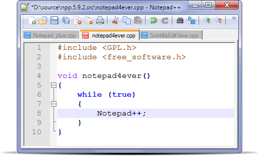 BS (computer science): Notepad++ 6.1.2 released, Free Download