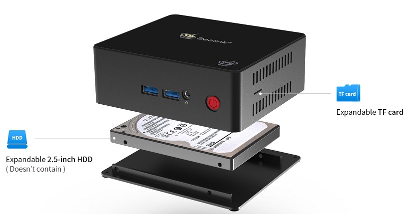 Intel Gemini lake energy-saving office artifact:Beelink Gemini X MINI ...