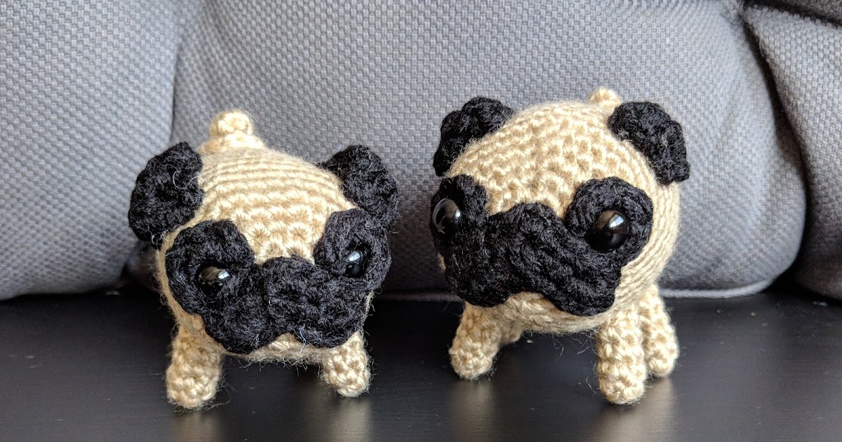 Daisy's Designs: Mini Pug Crochet Pattern