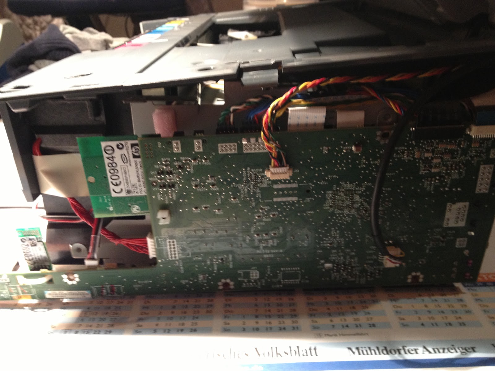 RoosBertl's Blog: Repairing HP 8180 All-In-One printer
